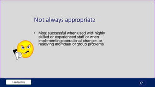 leadership concept types feature, Features of Leadership | PPTX