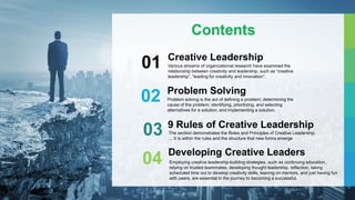 Leadership & creativity | PDF