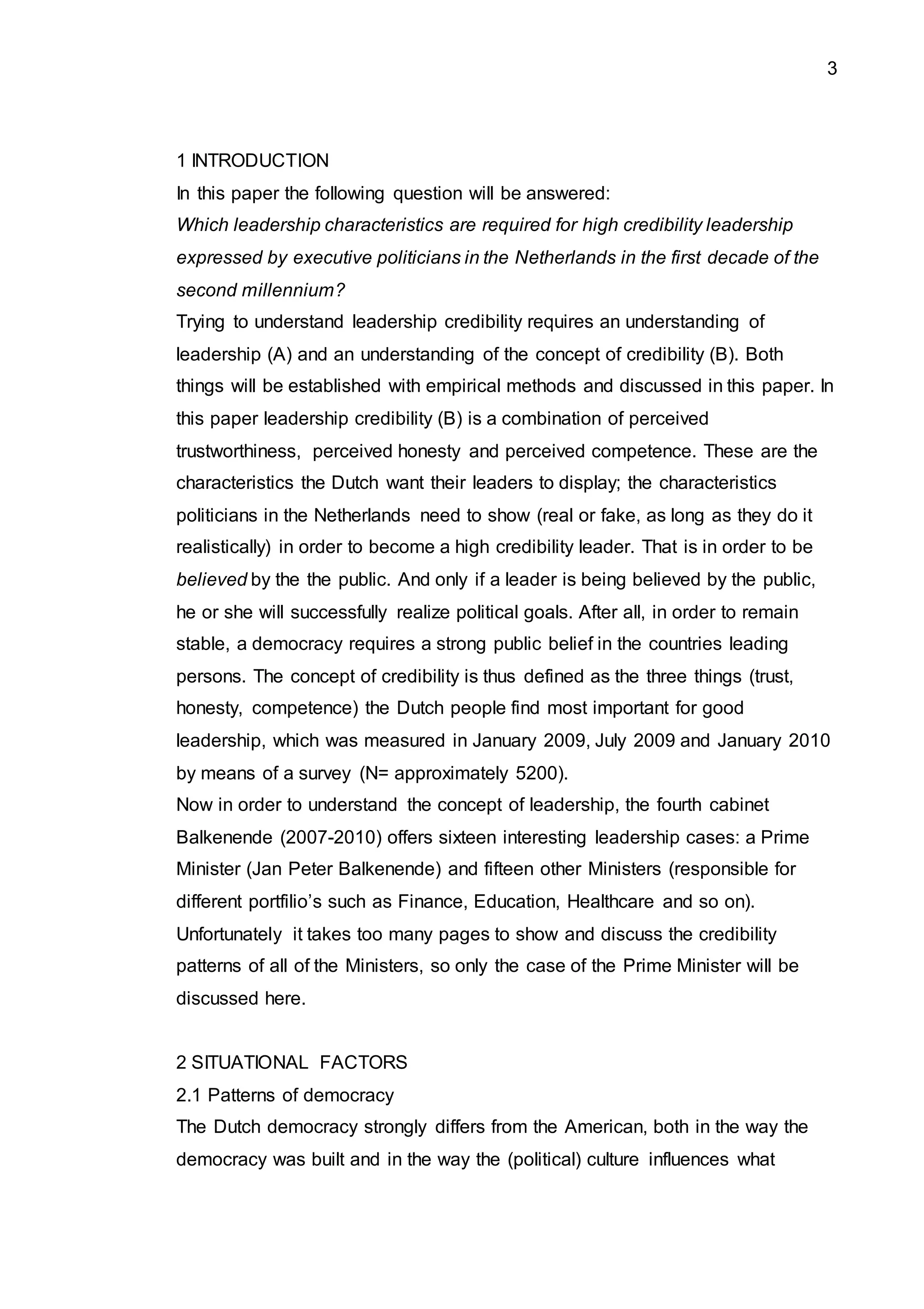 Leadership credibility. | PDF