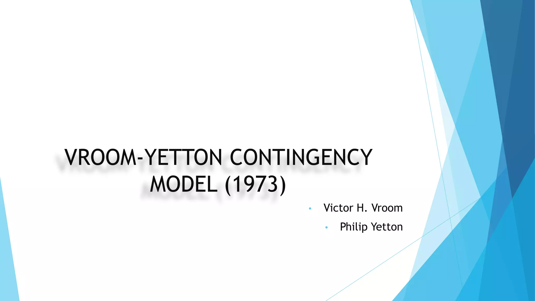 Leadership decision making | PPTX