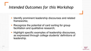 Leadership Definitions Workshop | PPTX