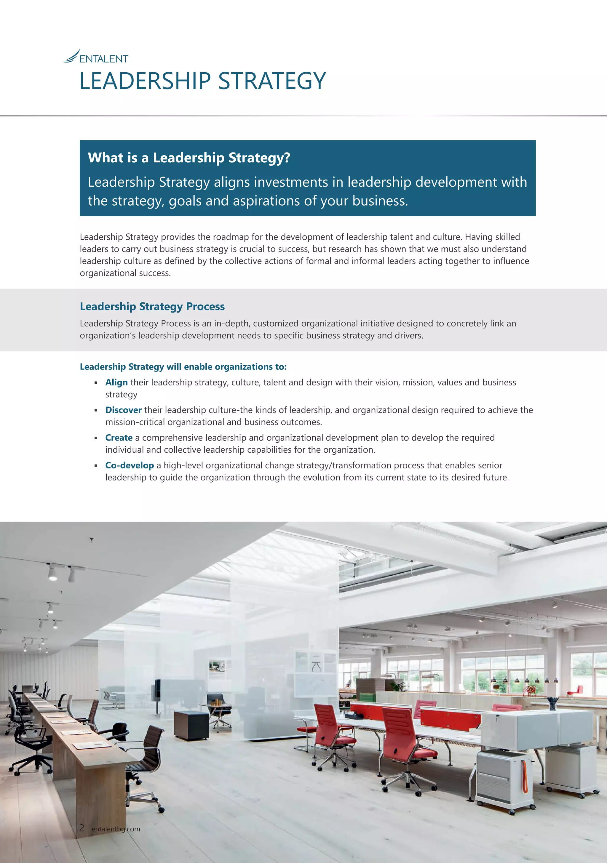 Entalents' Leadership development brochure | PDF