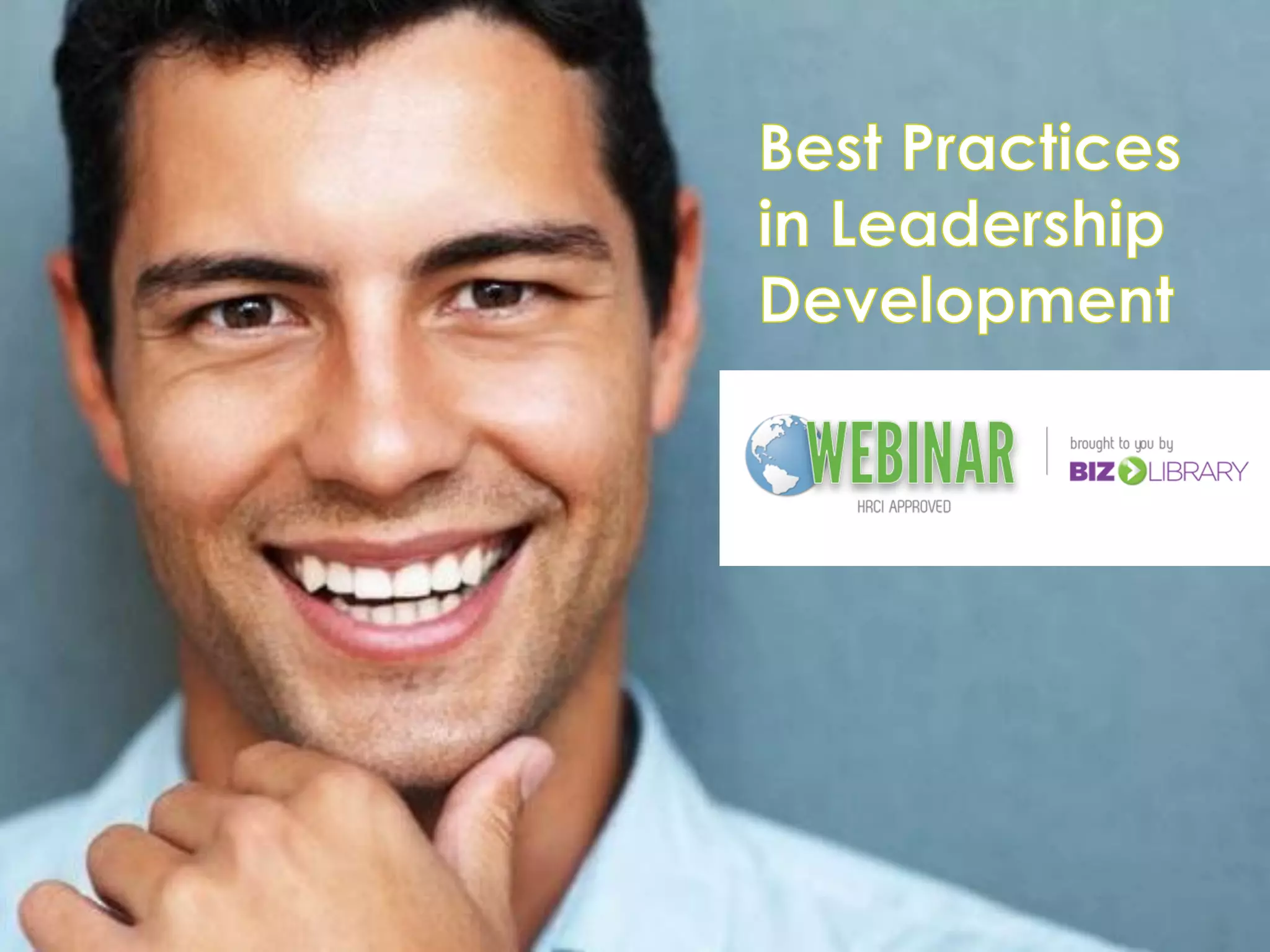 Best Practices in Leadership Development Webinar 07.24.13