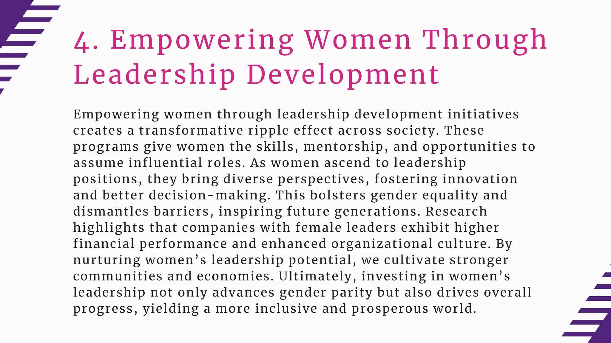 Leadership Development: Empowering Women Leaders | PDF