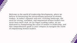 Leadership Development: Empowering Women Leaders | PDF
