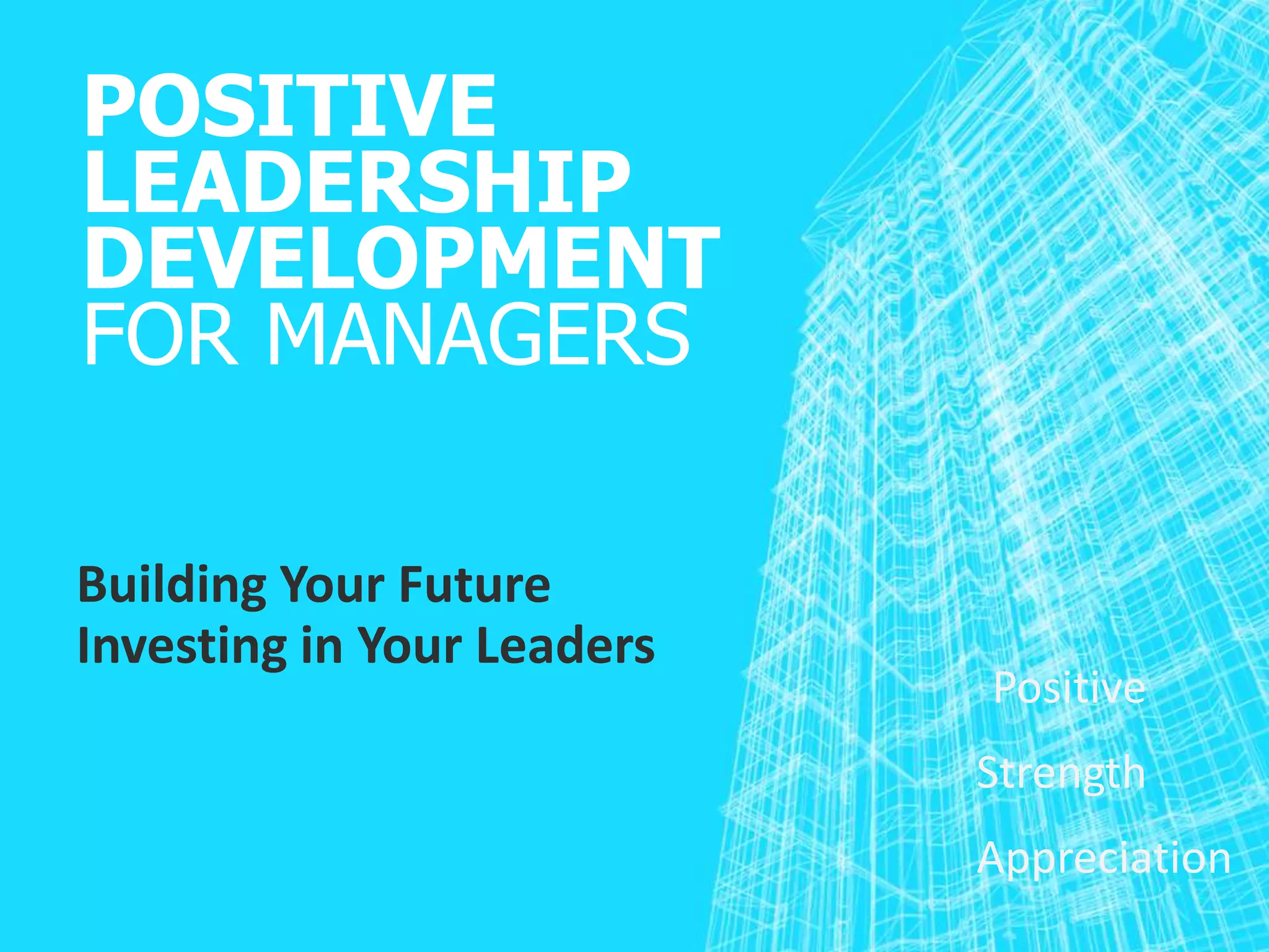 Leadership Development Presentation | PDF