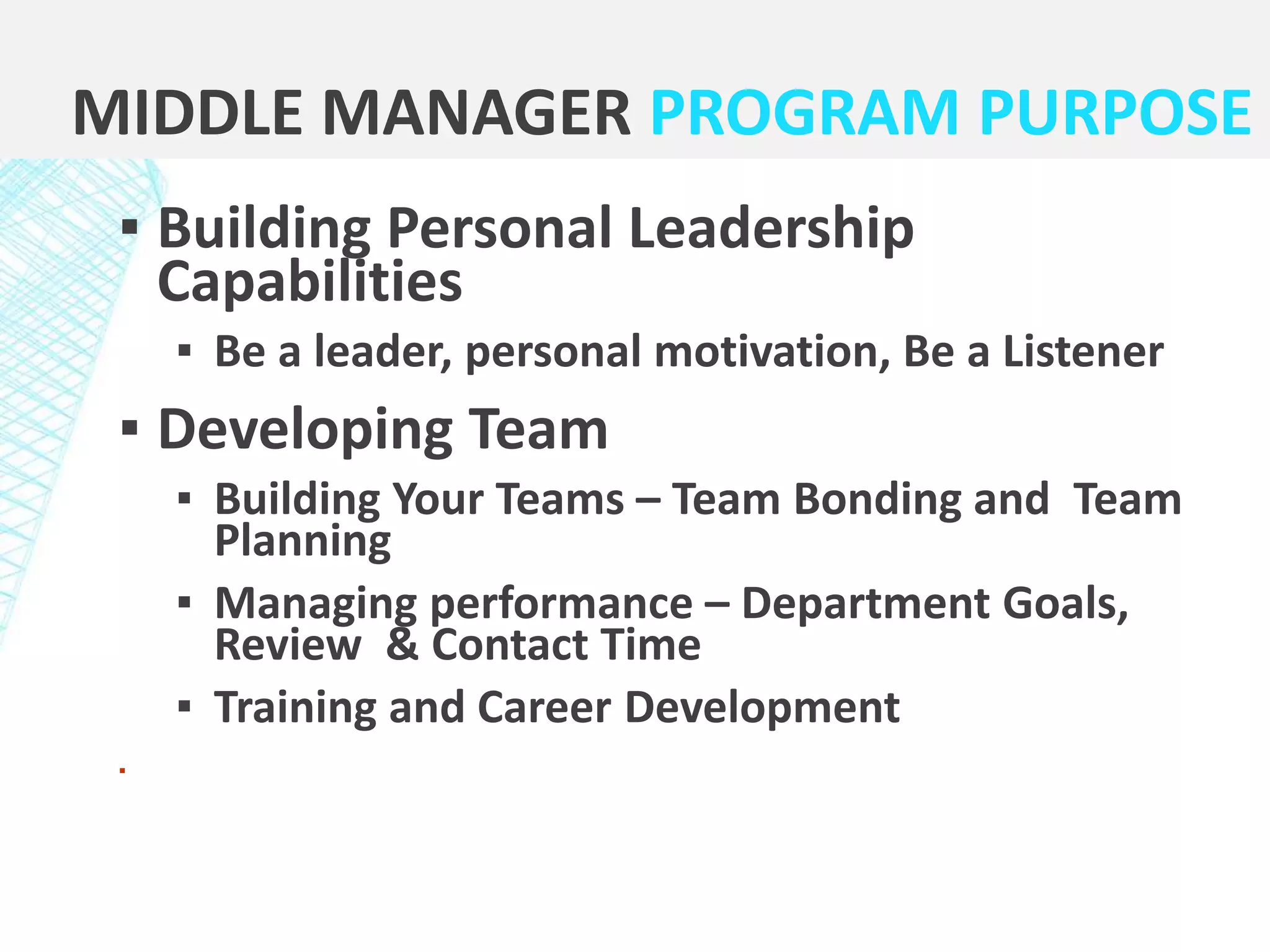Leadership Development Presentation | PDF