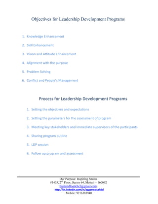 Leadership development program | PDF