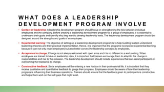 Leadership development program | PPTX