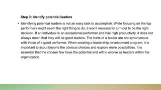 Leadership development program | PPTX