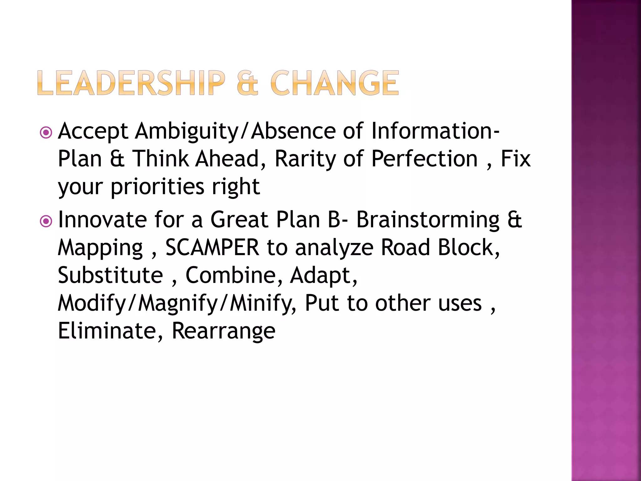 Leadership development techniques | PPTX