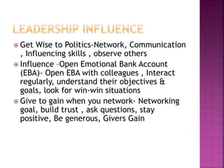 Leadership development techniques | PPTX