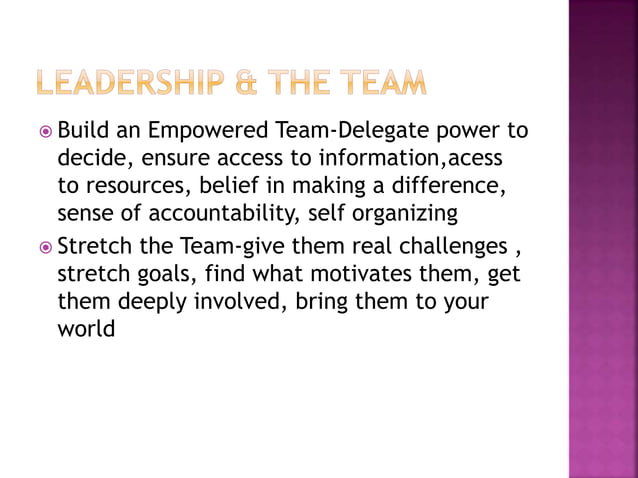 Leadership development techniques | PPTX