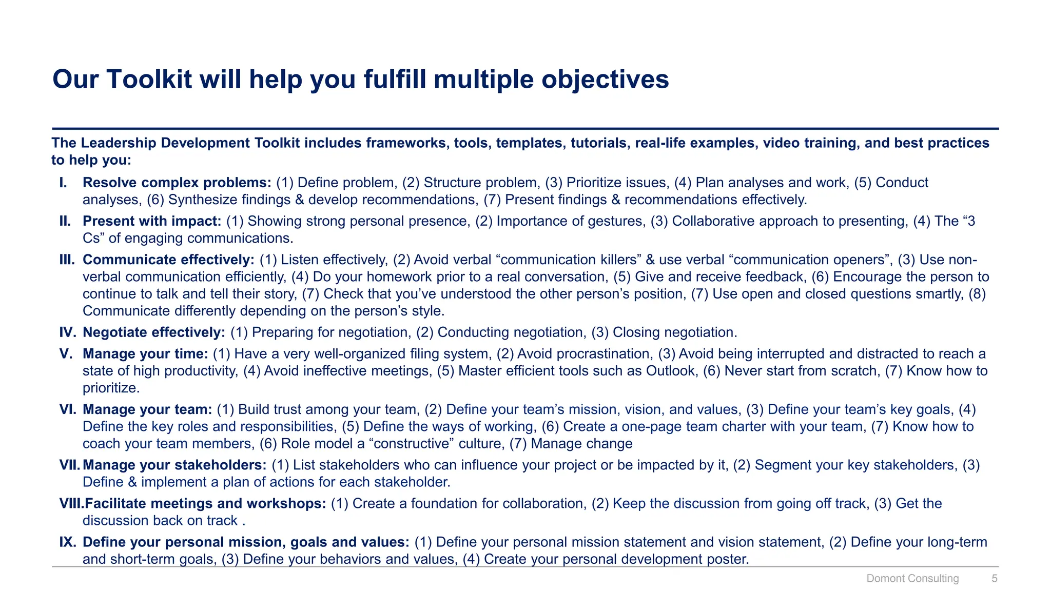 Leadership Development Toolkit: Templates, Training and Program ...