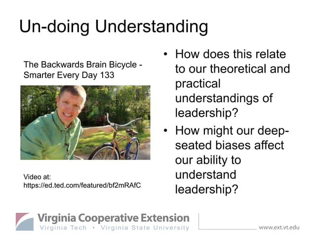 Leadership Development: A Process of Un-doing Understanding | PPTX