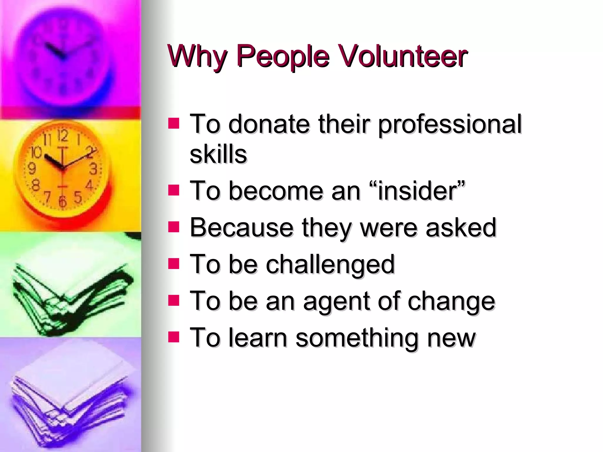 Volunteering Powerpoint | PPT