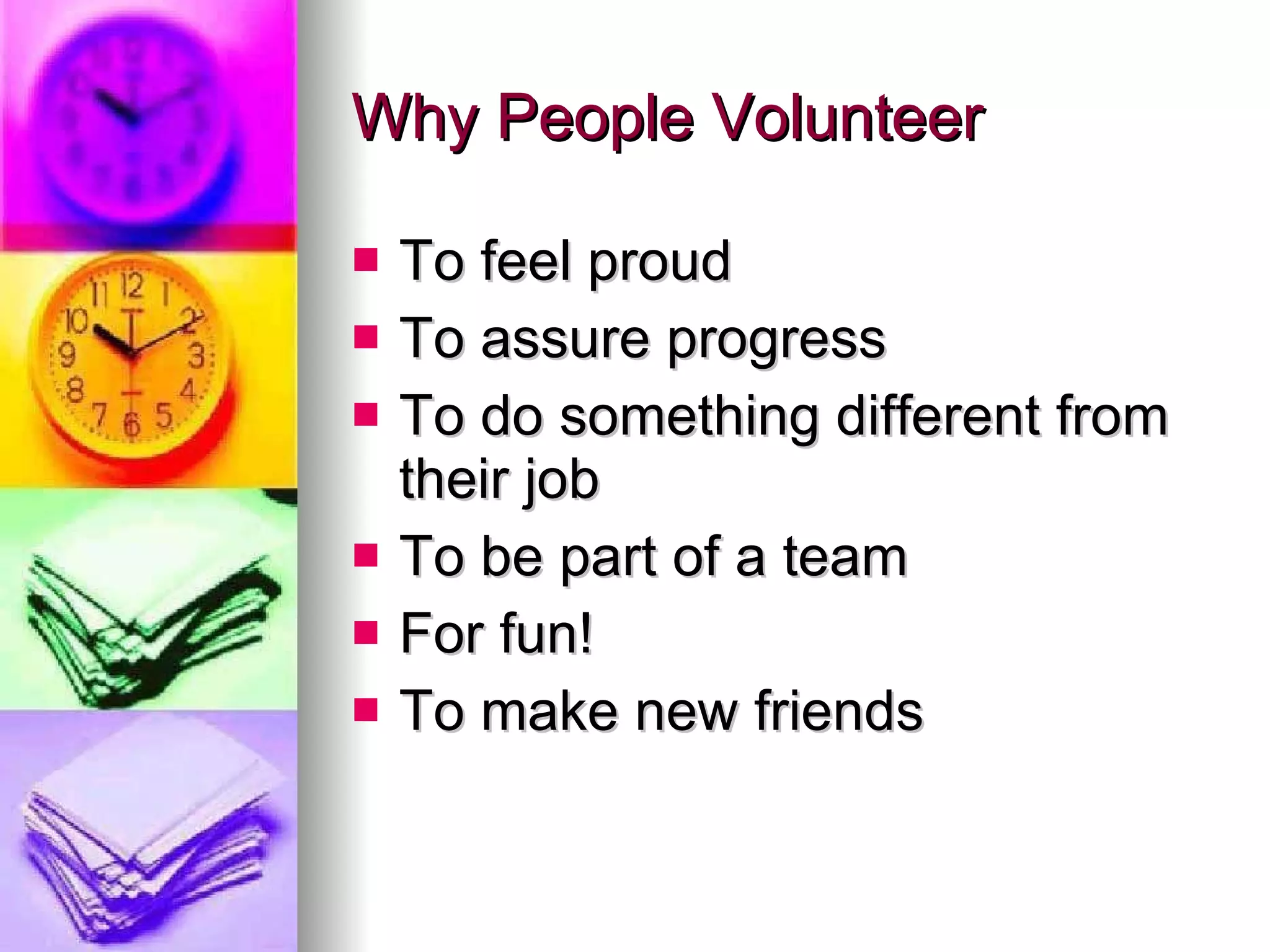 Volunteering Powerpoint | PPT