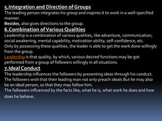 A presentation on Leadership and types of leaders.pptx