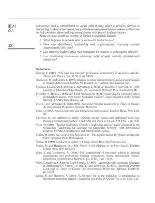 Leadership Effects On Student Achievement And Sustained School Success ...