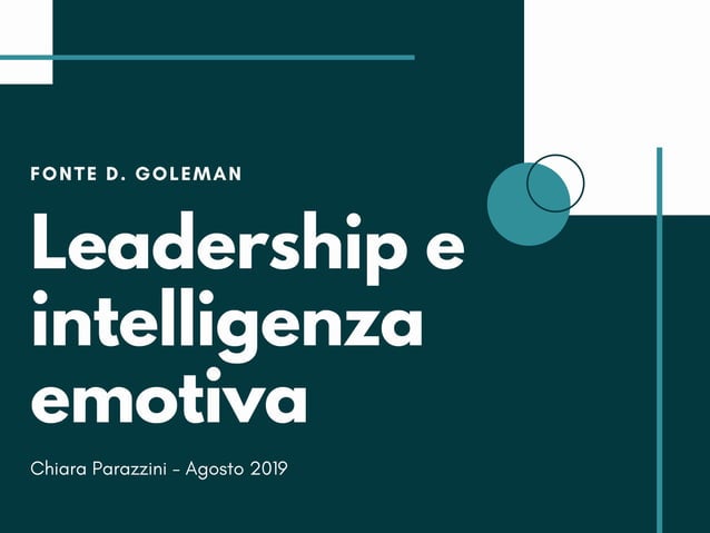 Leadership e intelligenza emotiva | PDF