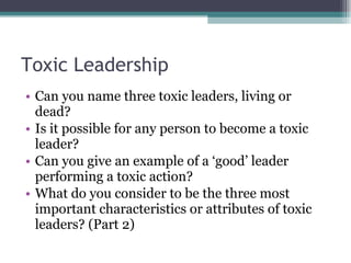 Leadership & Ethics | PPT