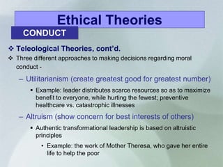HILD: Leadership Ethics | PPT