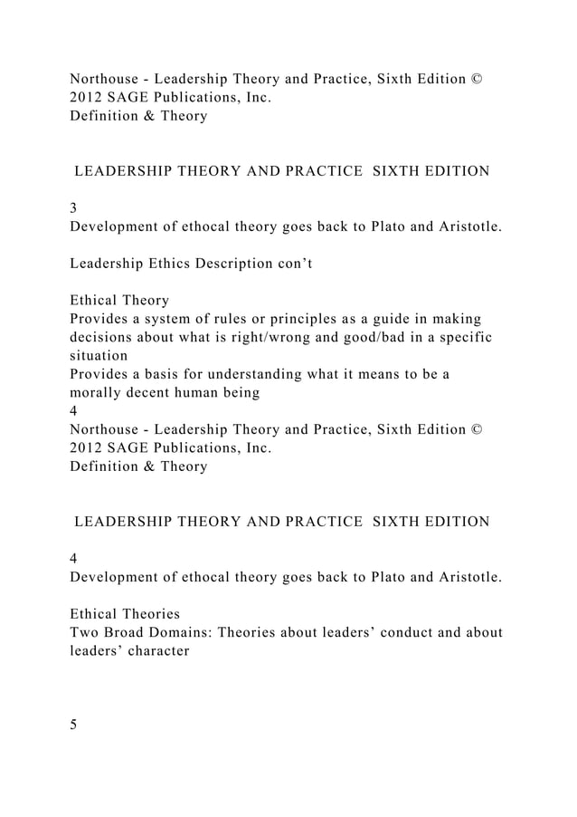 Leadership EthicsChapter 16 LEADERSHIP THEORY AND PRACTI.docx