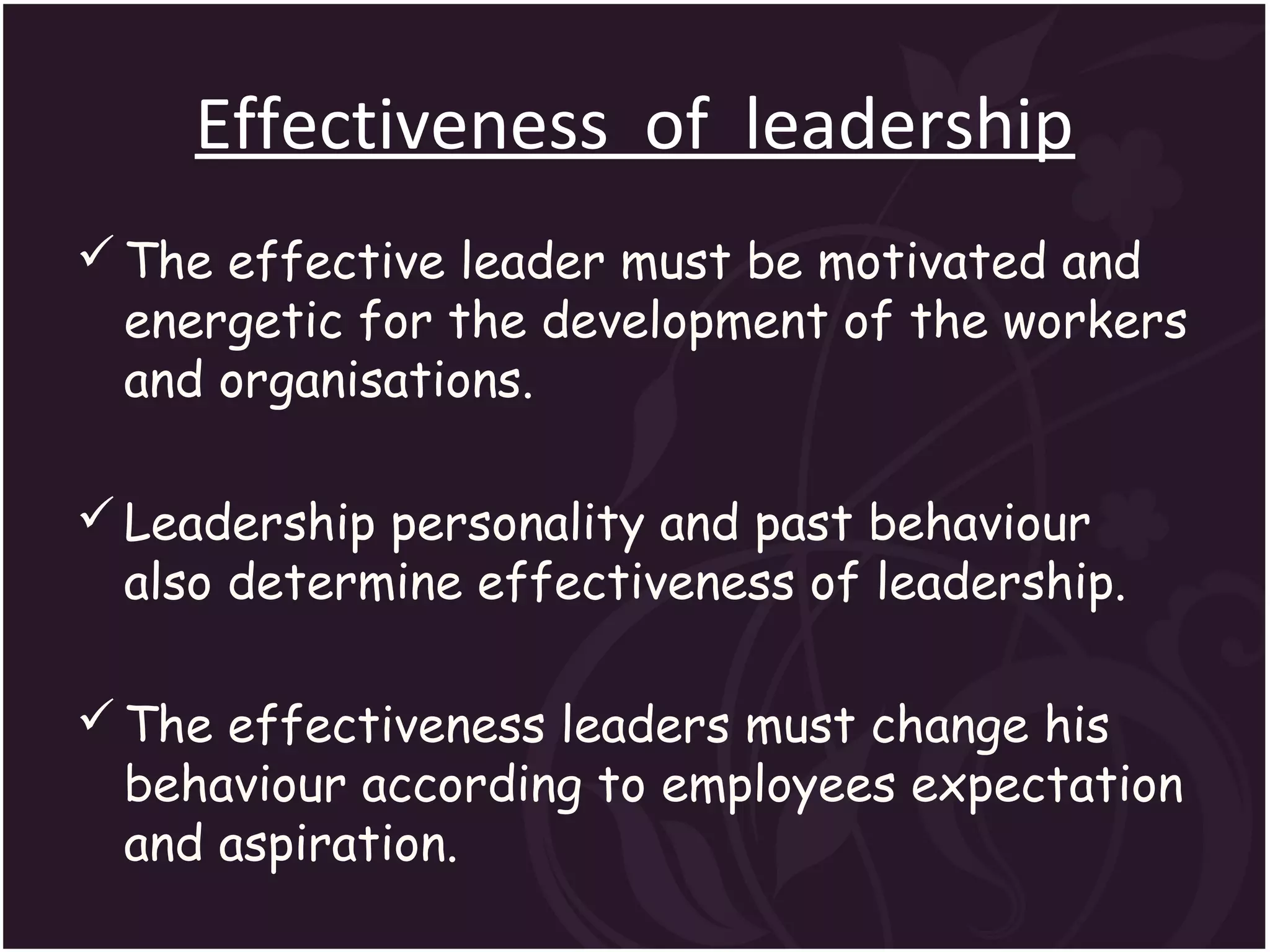 Leadership PPT for MBA students | PPT