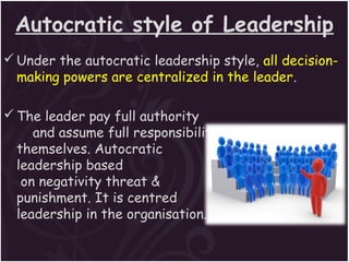 Leadership PPT for MBA students | PPT