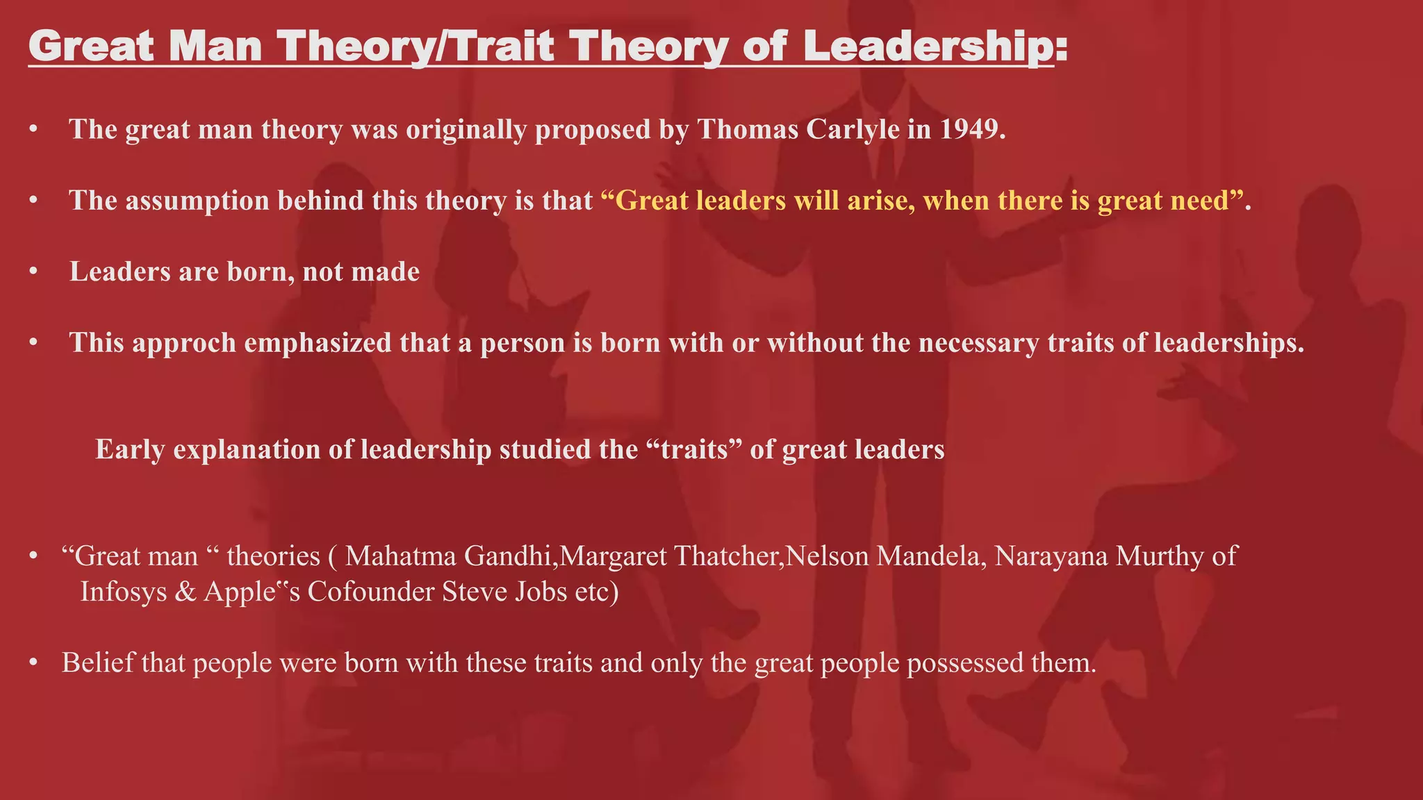 Leadership Theories & Motivational theories | PPTX