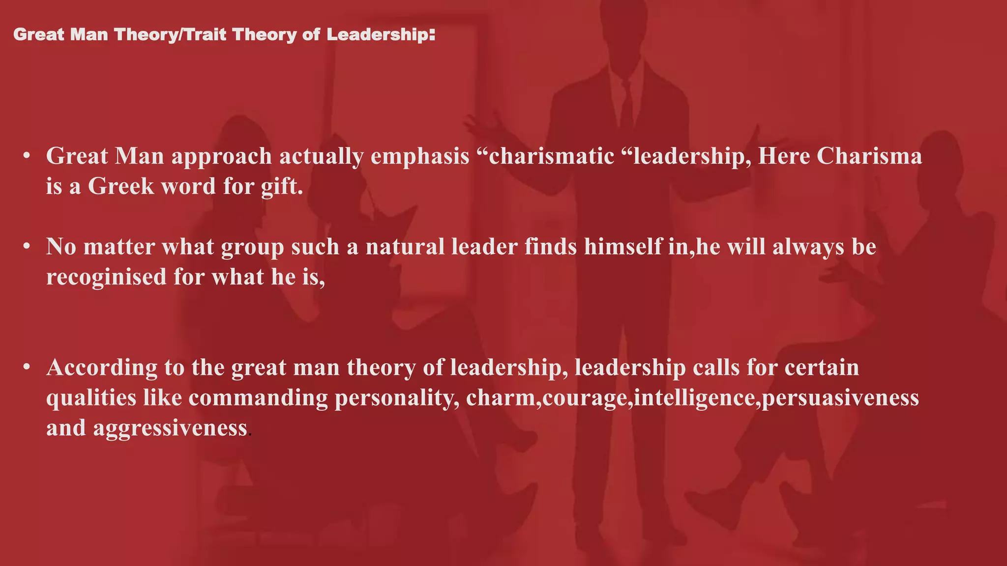 Leadership Theories & Motivational theories | PPTX