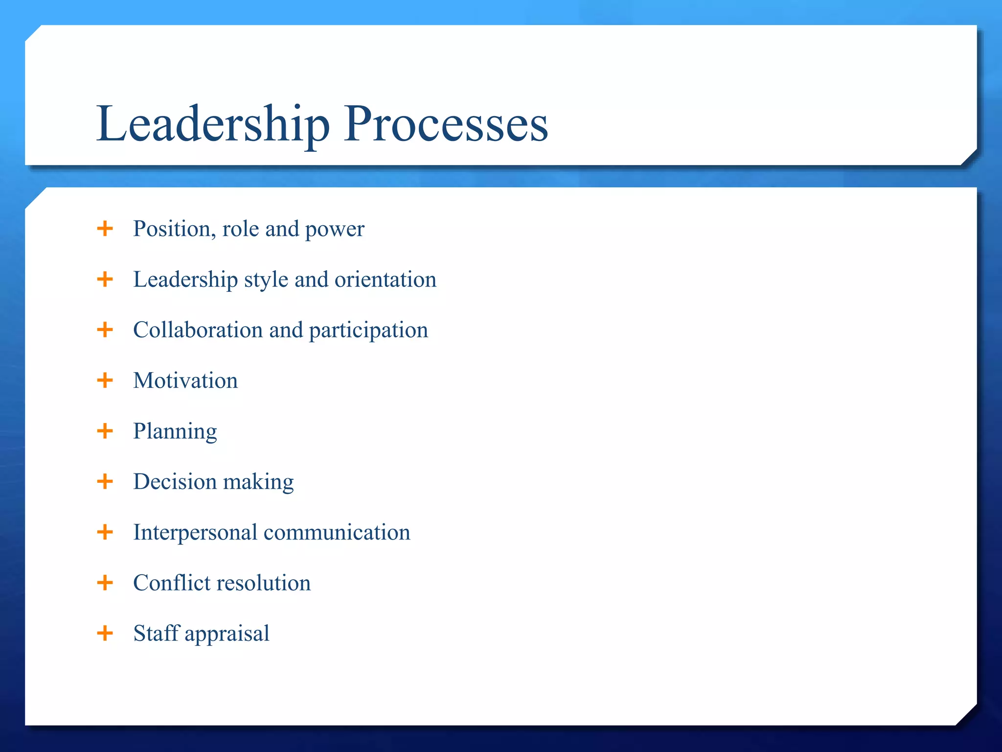 Leadership framwork | PPTX