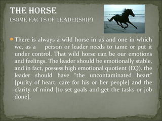 Leadership from animal kingdom | PPT