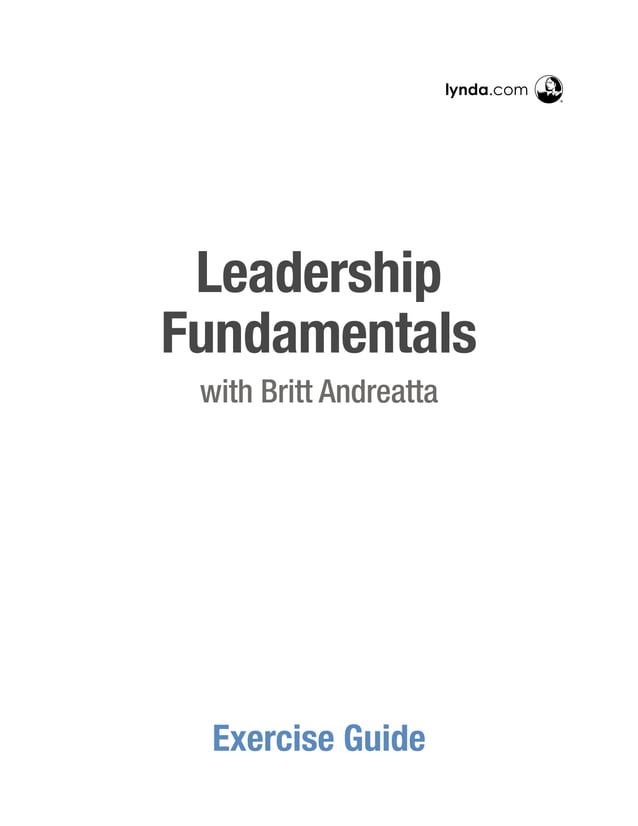 Leadership fundamentals handouts (1) | PDF