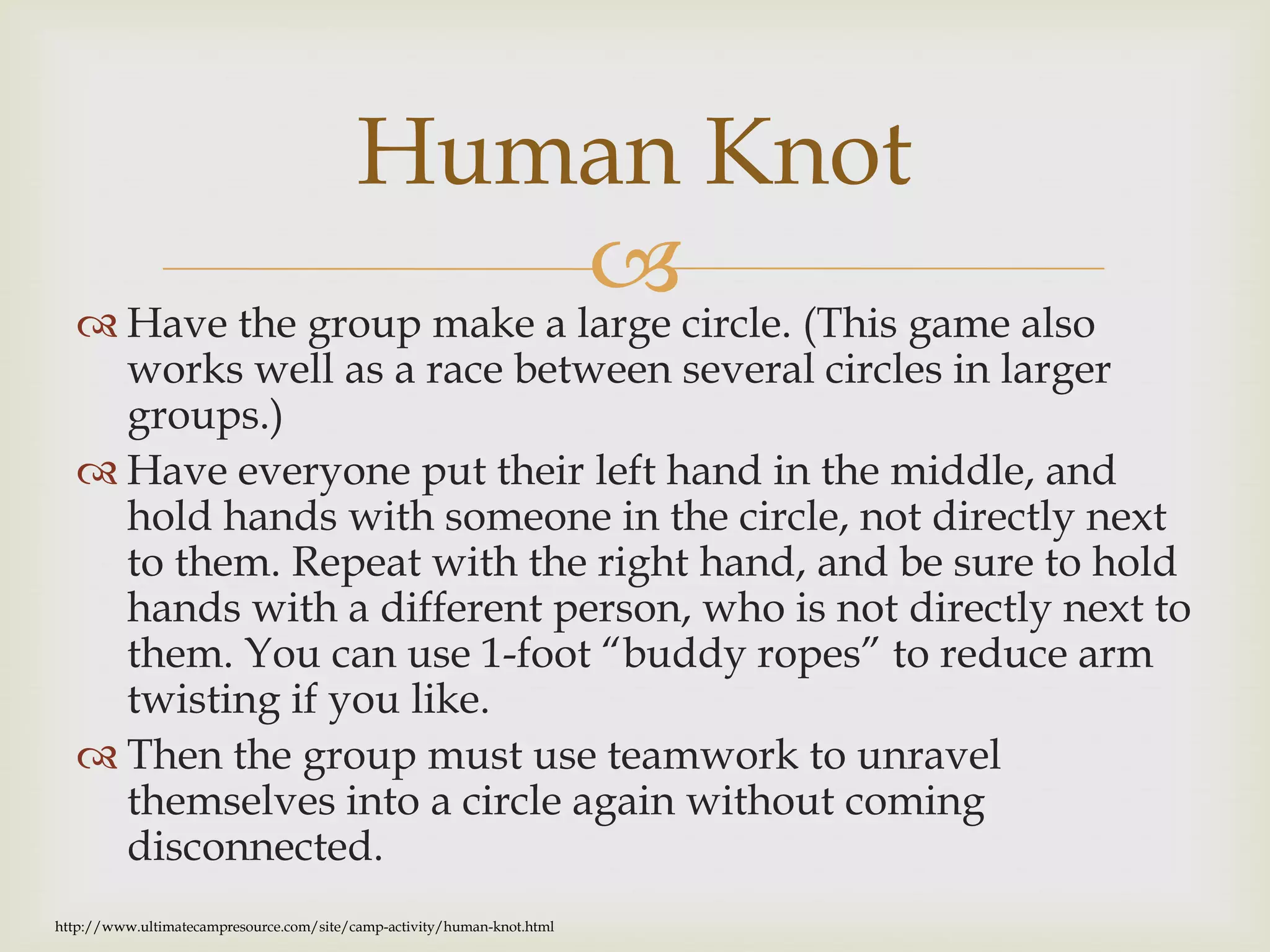 Leadership Games and Activities | PPTX