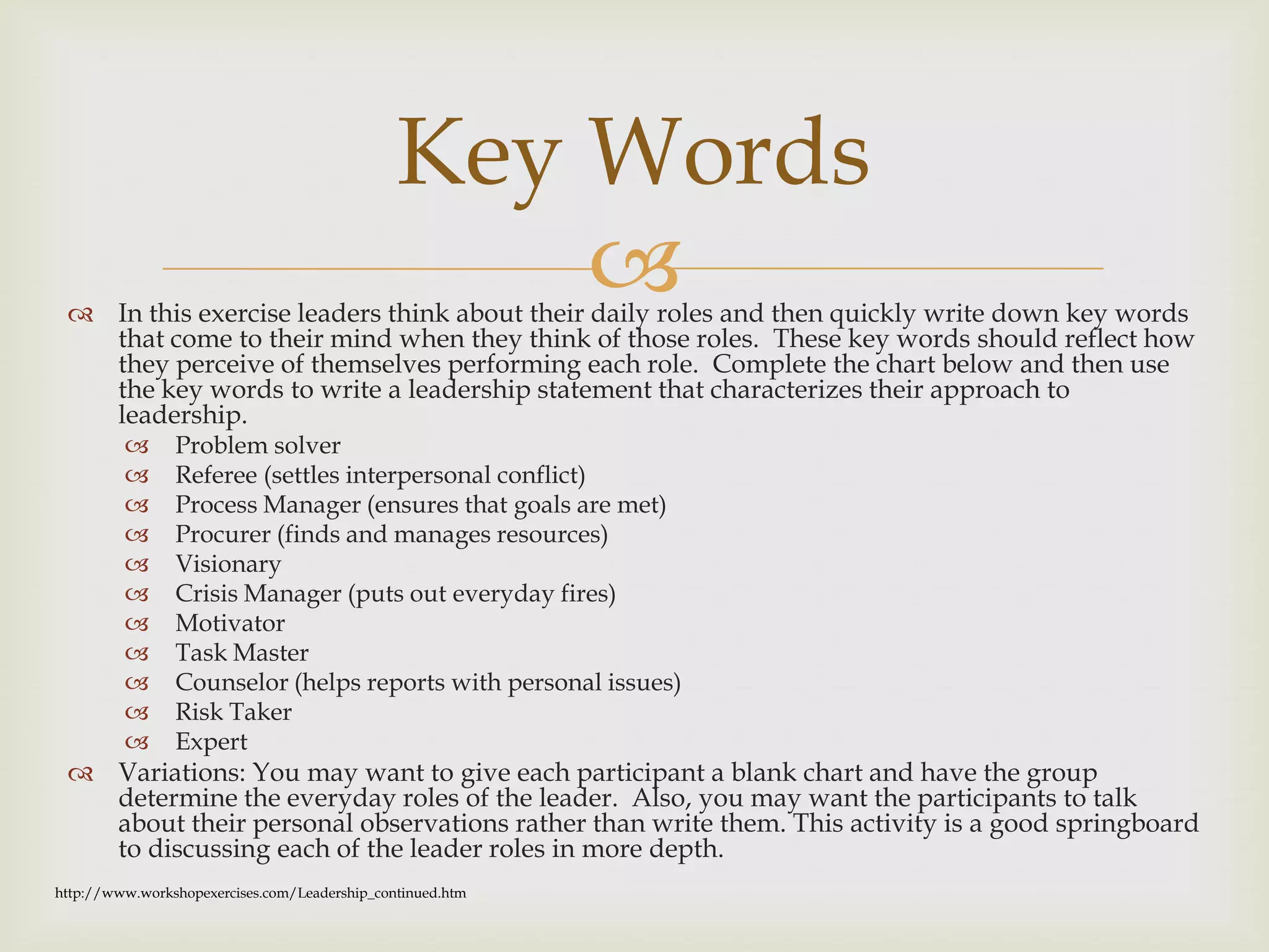 Leadership Games and Activities | PPTX
