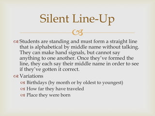 Leadership Games and Activities | PPTX