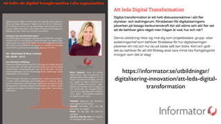 Leadership: Att leda digital transformation i din organisation | PDF