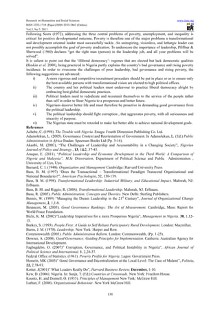 Leadership, governance, and poverty in nigeria | PDF