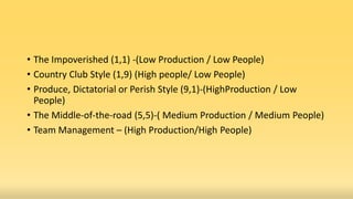 Leadership grid . | PPTX