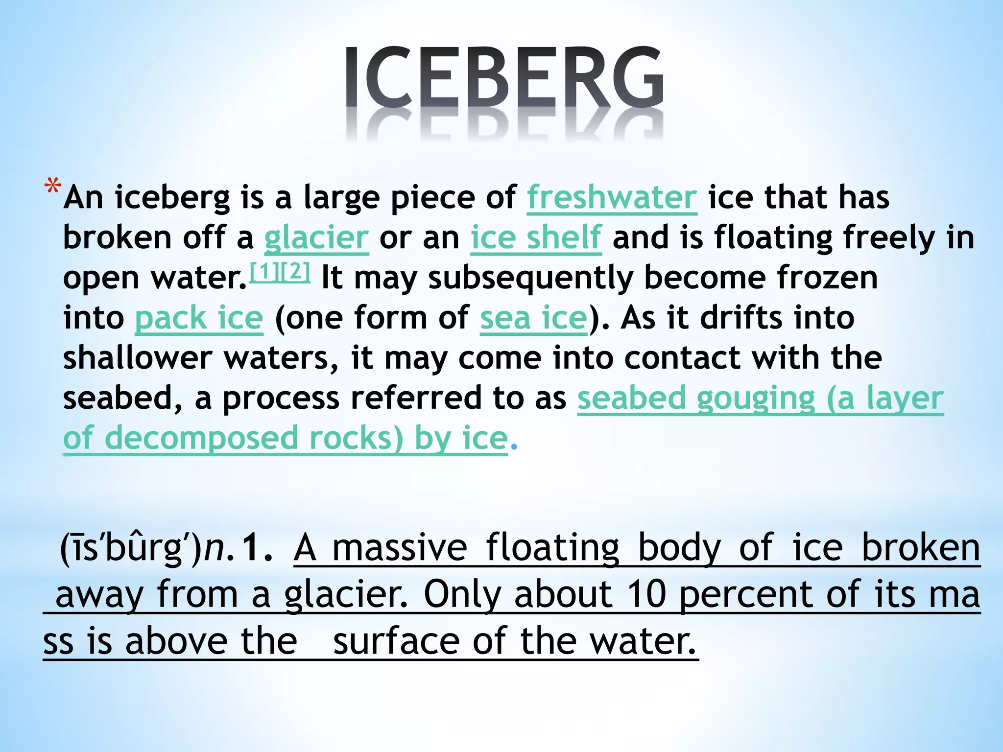What it Takes to be a Leader --An Iceberg analogy by Haroon Baig | PPT
