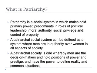 Leadership in a patriarchal environment by cynthia hakutangwi | PPT