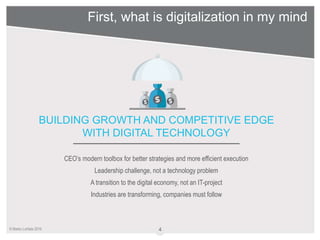 Leadership in digitalization | PPT