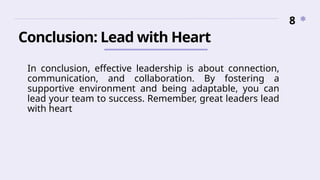 LEADERSHIP IN GROUPs and it's style and type of leadership | PPTX
