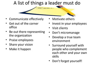 Leadership in healthcare | PPT