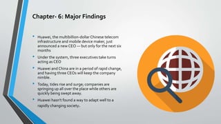Leadership Innovation - Huawei Rotating CEO System | PPTX