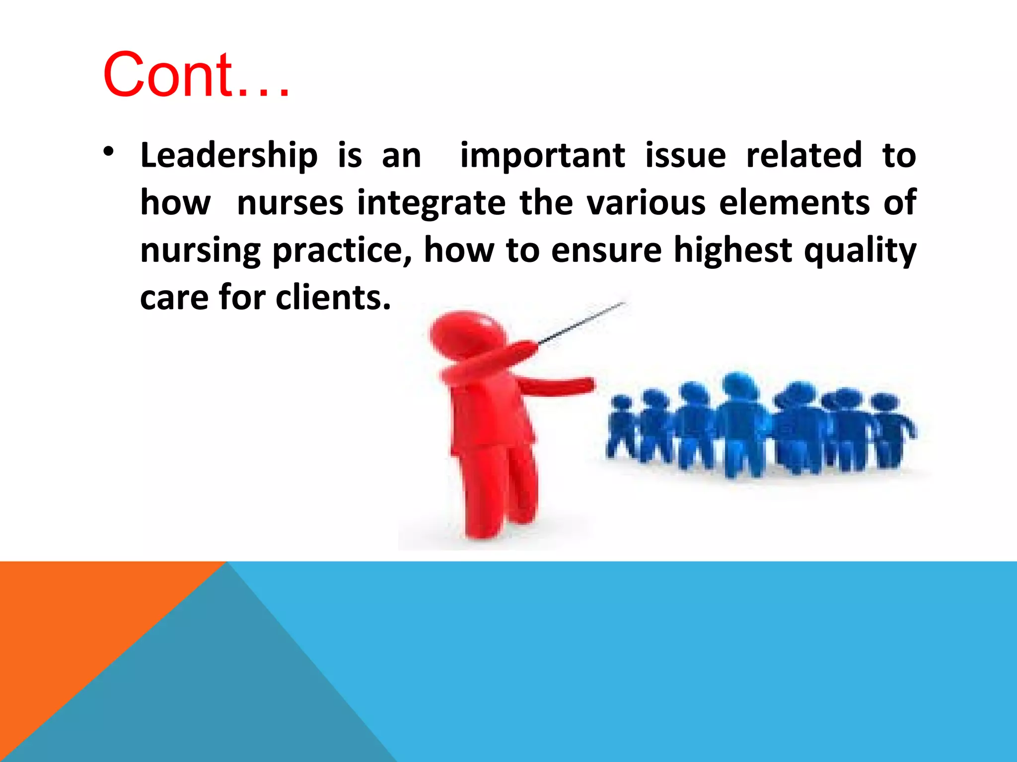 Leadership in nursing | PPT