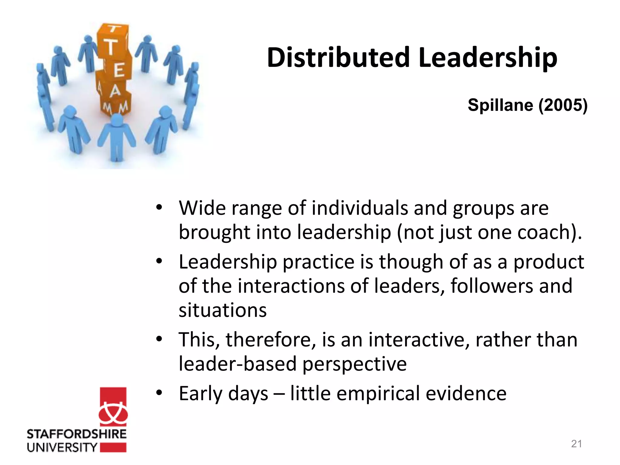 Leadership in sport | PPTX