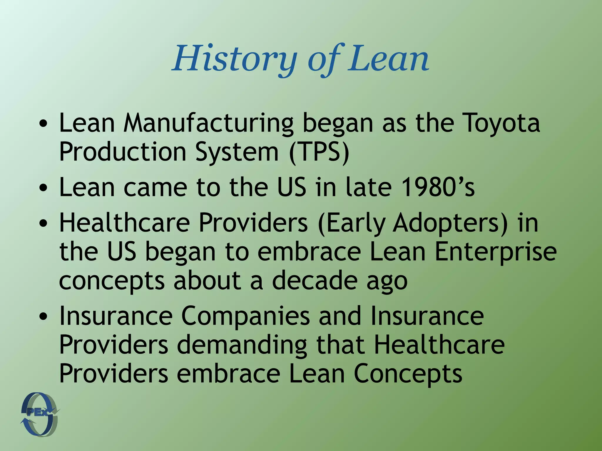 Leadership institute lean kaizen briefing 8 16 13 handout | PPT