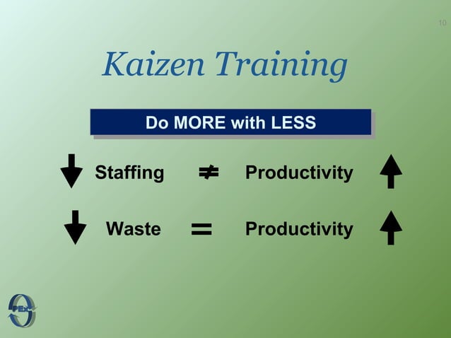 Leadership institute lean kaizen briefing 8 16 13 handout | PPT